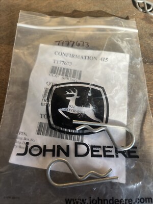 2 NOS John Deere OEM T177673 Spring Clips | eBay