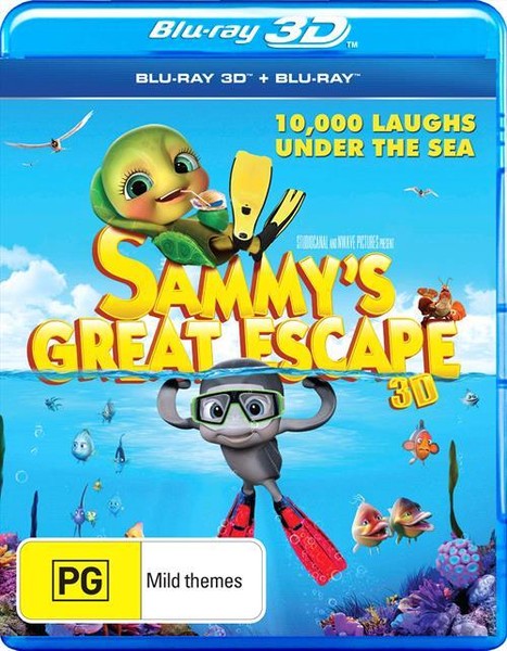 Sammy's Great Escape | 3D + 2D Blu-ray (Blu-ray, 2012) for sale online ...