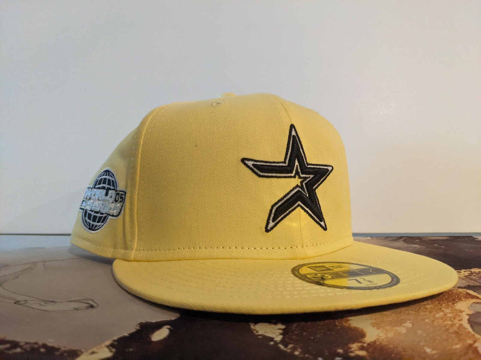 New Era 59Fifty Houston Astros 2005 World Series Yellow Blue Stars ...