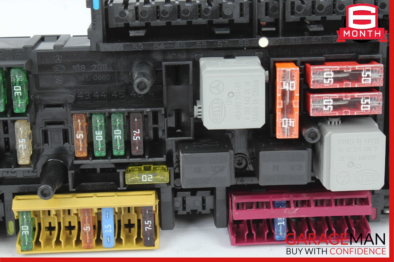 12-14 Mercedes W204 C250 C350 C63 AMG Rear SAM Module Relay Fuse Box ...