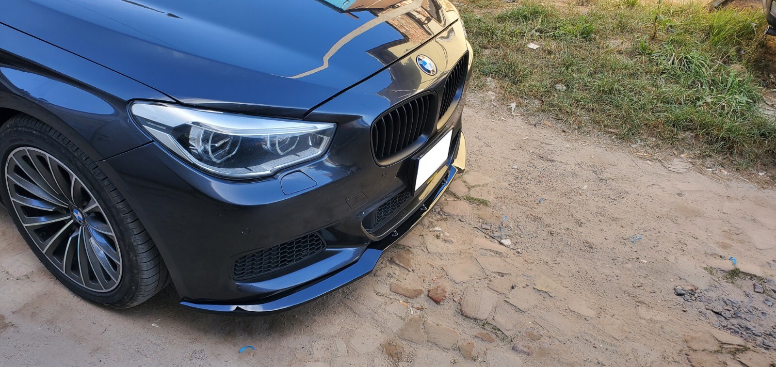 BMW F07 GT M-Sport M-Tech Front Bumper Lip Front Diffuser Spoiler ...