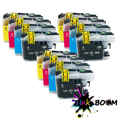 12 Ink Cartridge fits Brother LC51 DCP-357C DCP-540CN MFC-885CW MFC ...