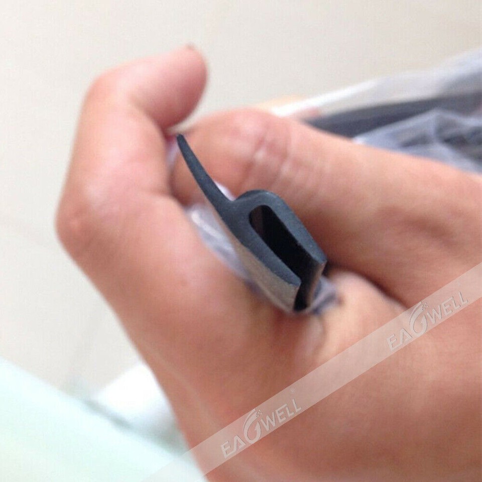 1.7m Car Front Windshield Wiper Panel Hood Rubber Seal Strip Universal ...