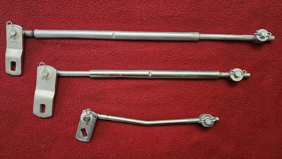 HURST SUPER SHIFTER 3 BORG WARNER T10 454 LINKAGE SET (VINTAGE MADE IN ...