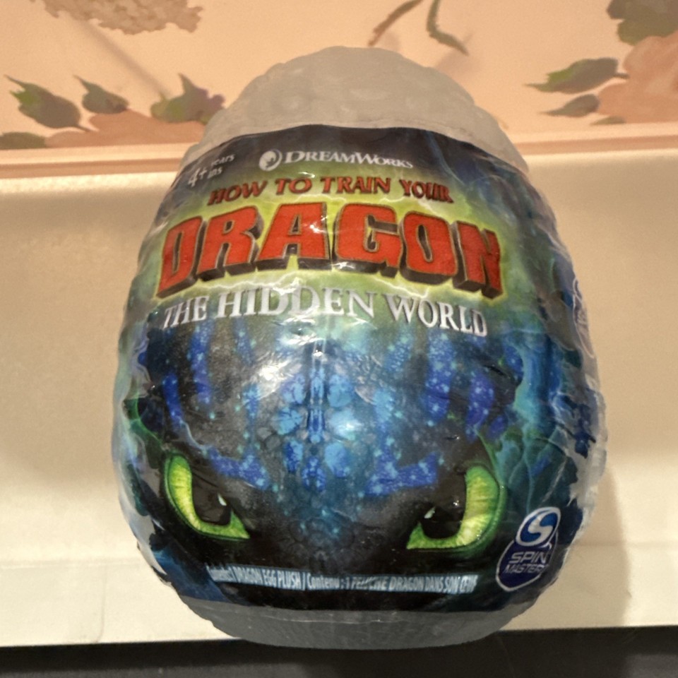 Lightfury White Dragon Egg HTTYD The Hidden World 3" Plush 2019 - Free ...