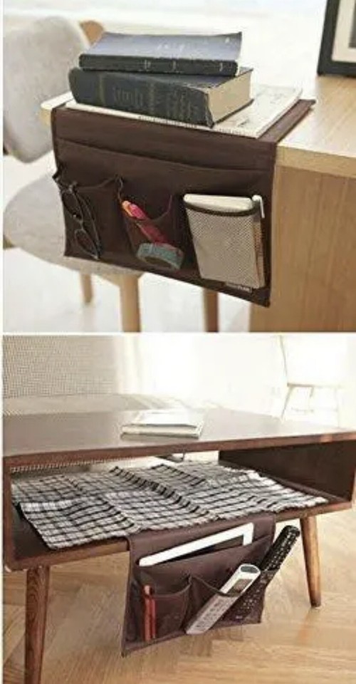 HAKACC Bedside Caddy/Bedside Storage Organizer,Remote Control Holder ...