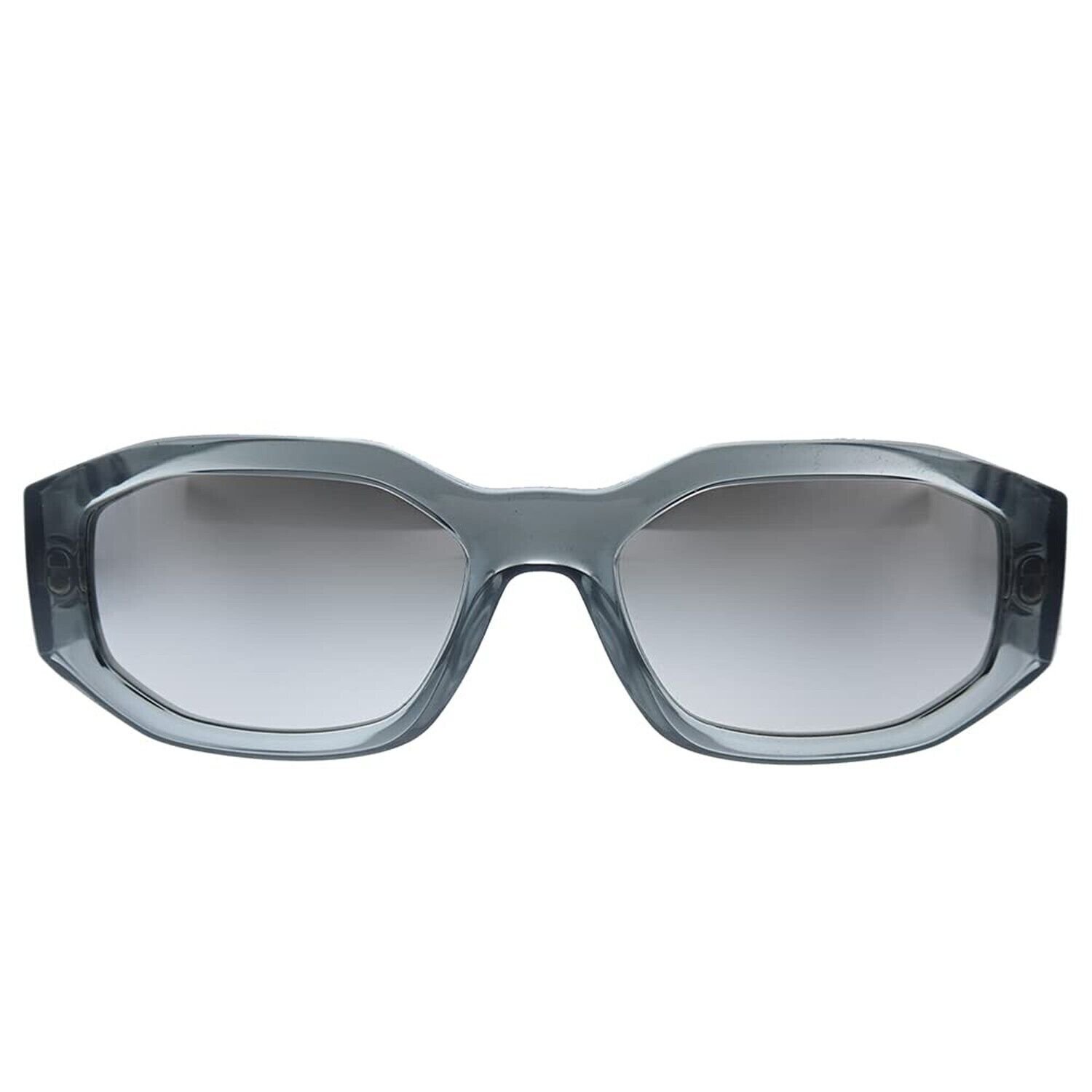 Versace VE 4361 311/6G Transparent Grey Plastic Square Sunglasses Grey ...