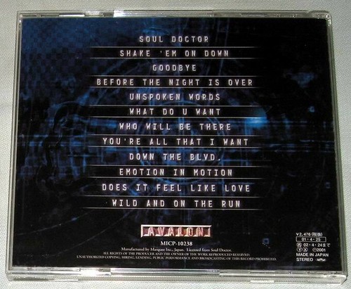 Soul Doctor - Soul Doctor (SELF-TITLED) / JAPAN CD (2001) +1 bonus ...