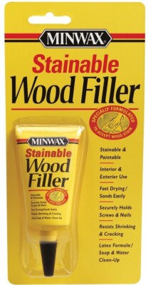 NEW MINWAX 42851 STAINABLE WOOD FILLER 1 OZ SQUEEZE NATURAL SALE ...