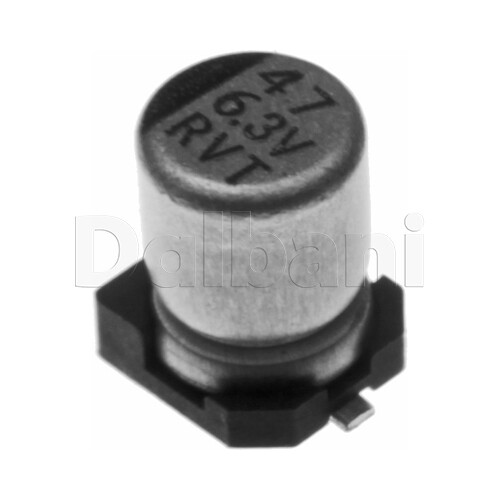5PCS 6.3V47MF4x5.4 New SMD Capacitor 6.3V 47UF 4X5MM | eBay