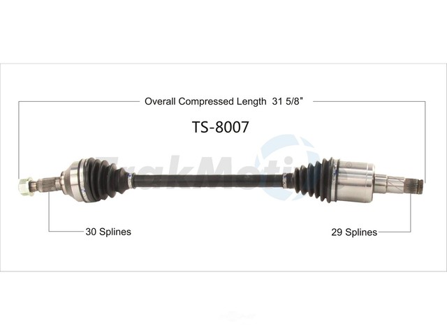 CV Axle Shaft-AAR SurTrack TS-8007 fits 17-21 Tesla 3 for sale online ...