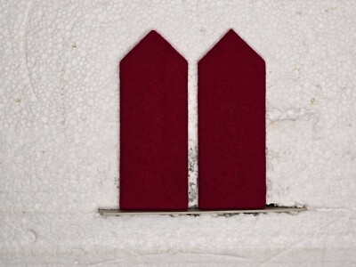 Reproduction WW2 Italian RSI Collar Tabs Red Sew-On | eBay