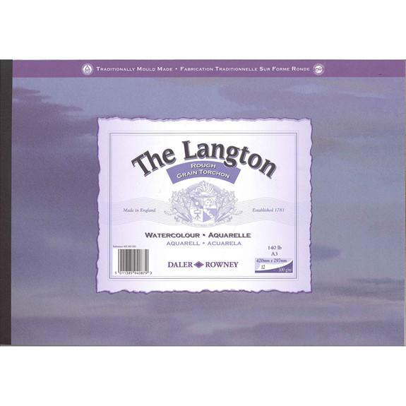 Daler-Rowney Langton A3 Rough Grain Tear out Watercolour Pad Painting ...