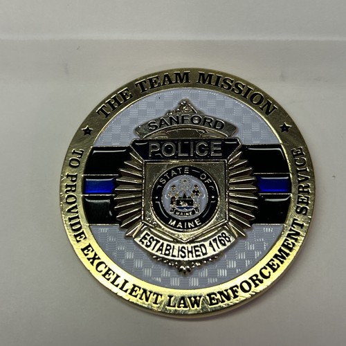 State of Maine Sanford Police Department Challenge Coin 2" | eBay