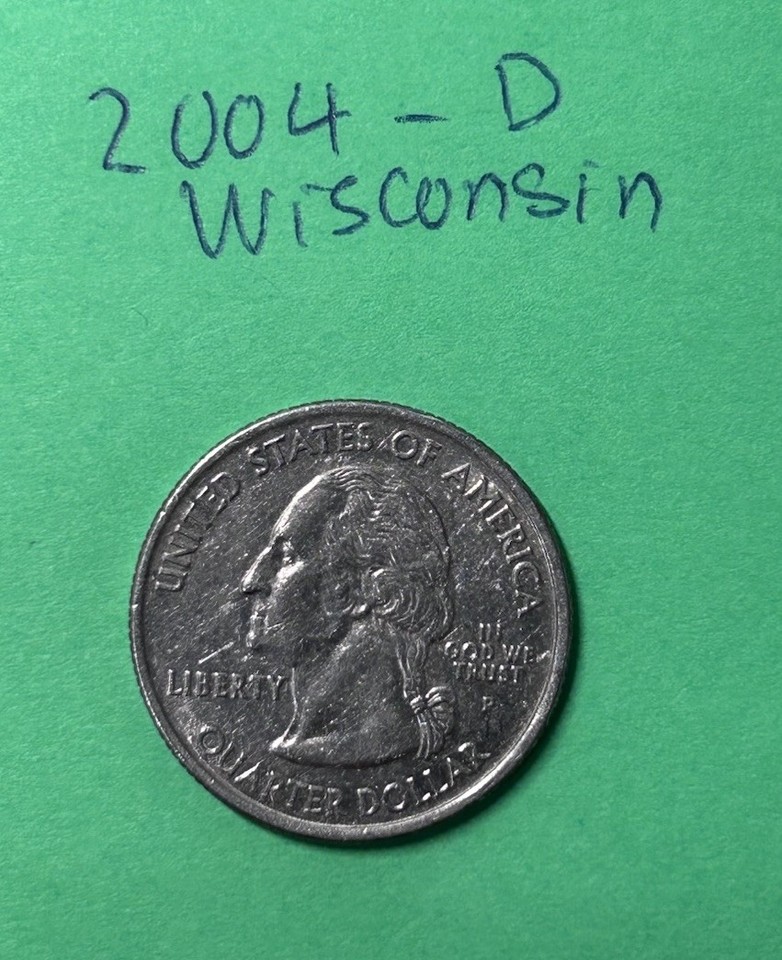 Wisconsin State Quarter 2004-D Extra Great Shape | eBay