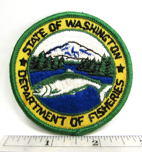 Vintage State of Washington Dept of Fisheries Patch Park Ranger Game Warden | eBay