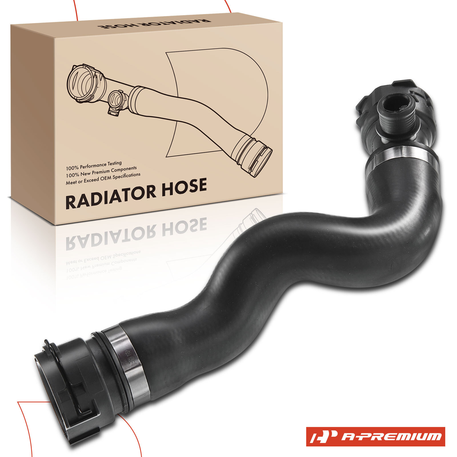 A-Premium 2009-2013 BMW 528i F10 Radiator Coolant Water Pipe Hose ...