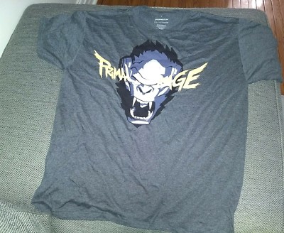 Primal Rage NEW Loot Crate Overwatch Winston Primal Rage T-Shirt Size ...