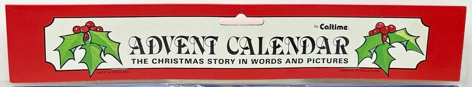 Caltime Advent Calendar The Christmas Story Nativity Made in England | eBay