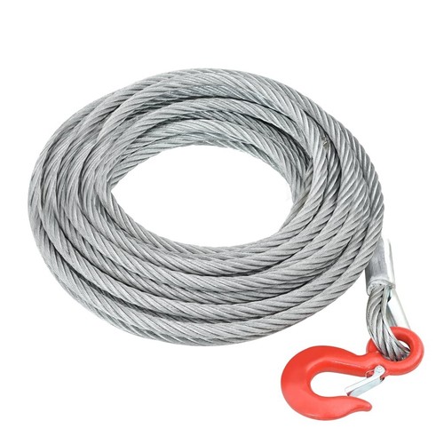 Wire Rope Cable Steel Metal Galvanised with Sling Hook Rigging Recovery ...
