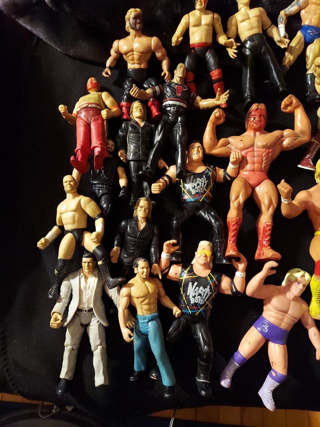 WWF Wrestling Superstars Sling Em Fling Em Wrestling Ring Vintage With ...