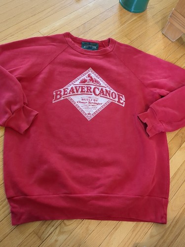 Vintage Beaver Canoe Crewneck, Omer Stringer, Tiger Brand | eBay