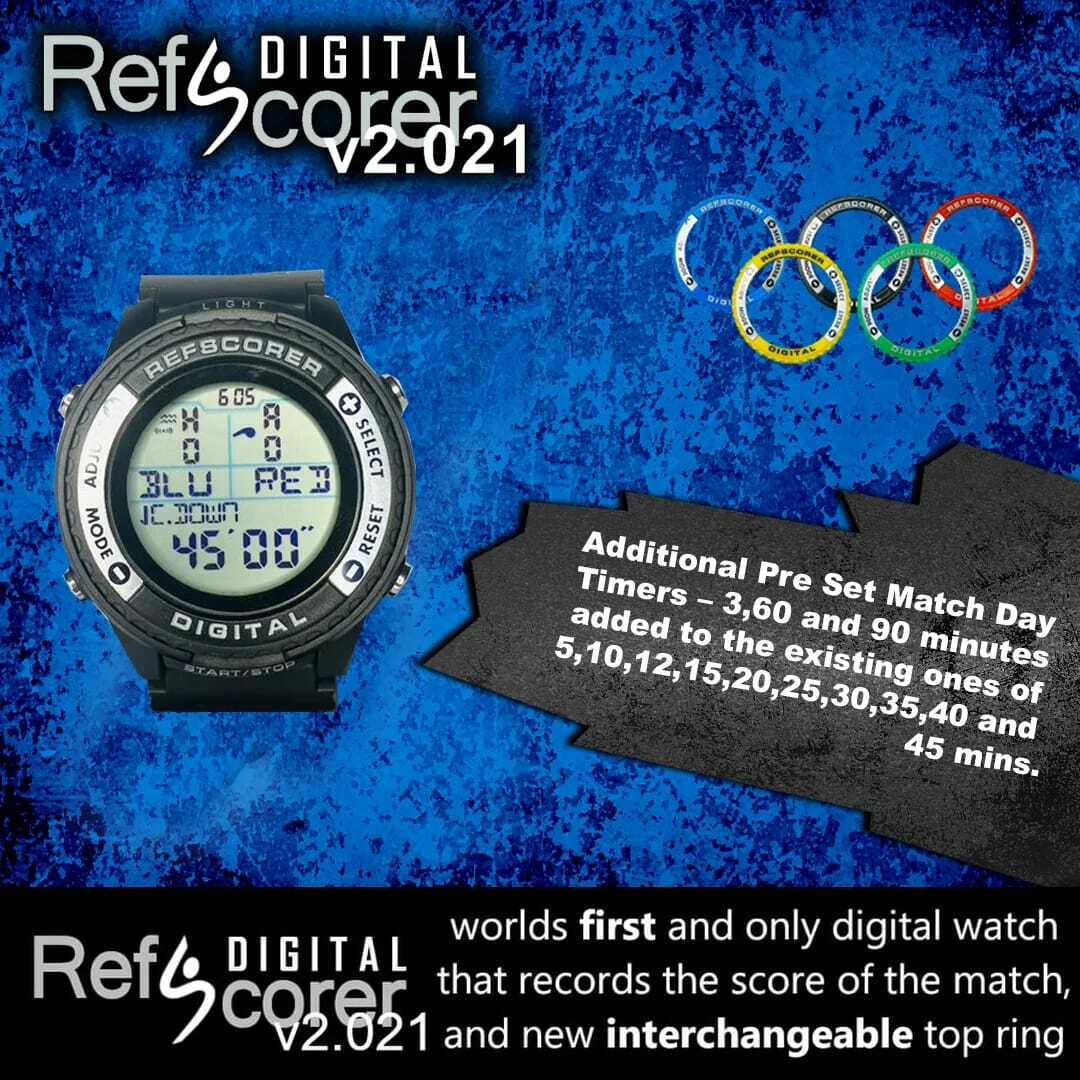 RefStuff RefScorer Digital Football Referee Watch - Record The Score of ...