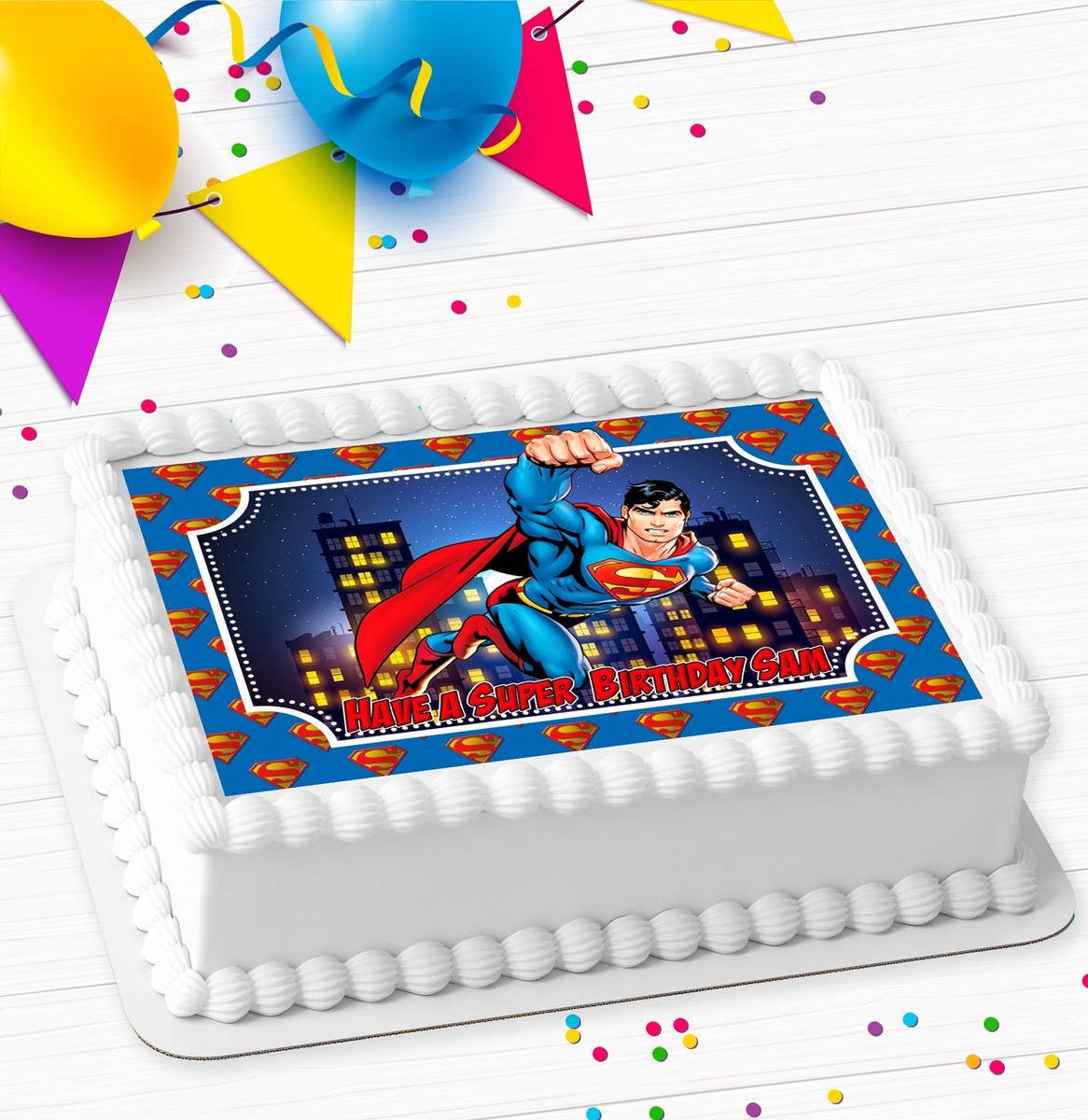 Topper De La Torta De Superman