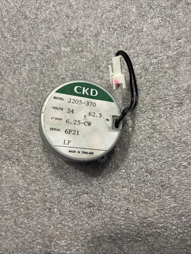 CKD Timer Motor J205-370, 62.5Hz, 6.25-CW, 24VAC | eBay