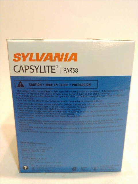 SYLVANIA #14579 90 Watt Par38 Halogen Capsylite Bulb for sale online | eBay