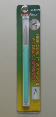 HIGH QUALITY SCRAPER CURVED BEVELED BLADE HOBBY MASTER TOOLS TRUMPETER ...
