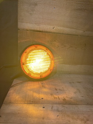 ONE GENUINE WELDON 1020 SAE-W/W2-7I AMBER 7" BUS LAMP LENS ROUND KIT | eBay