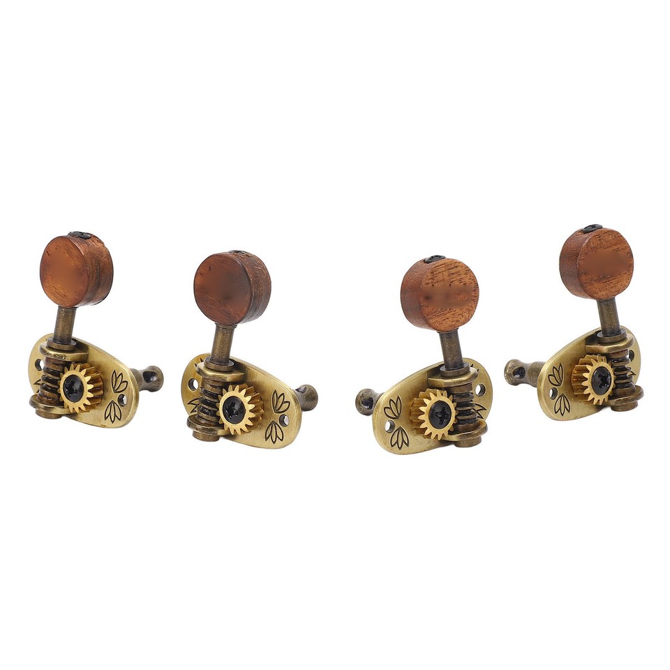4x Ukulele Tuning Peg 2R 2L Metal Rosewood Elegant Exquisite Machine ...