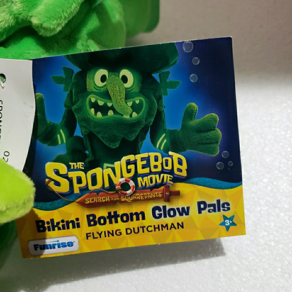SpongeBob SquarePants Movie Bikini Bottom Glow Pals 8" Flying Dutchman ...