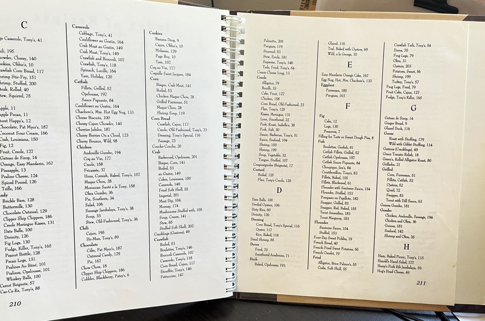 Tony Chachere's 1998 Second Helping Cookbook Favorite South Louisiana ...