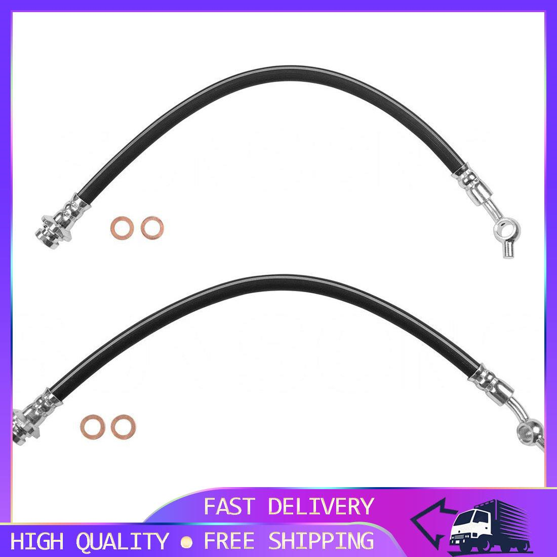 2x Front Left Front Right Brake Hydraulic Hose fits Equator 2009-2012 ...
