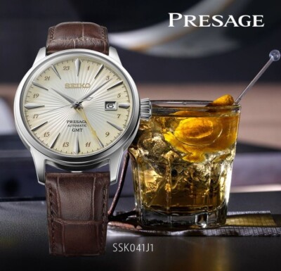 Seiko Presage SSK041J1 Cocktail Time Analog Automatic Leather Japan Men ...