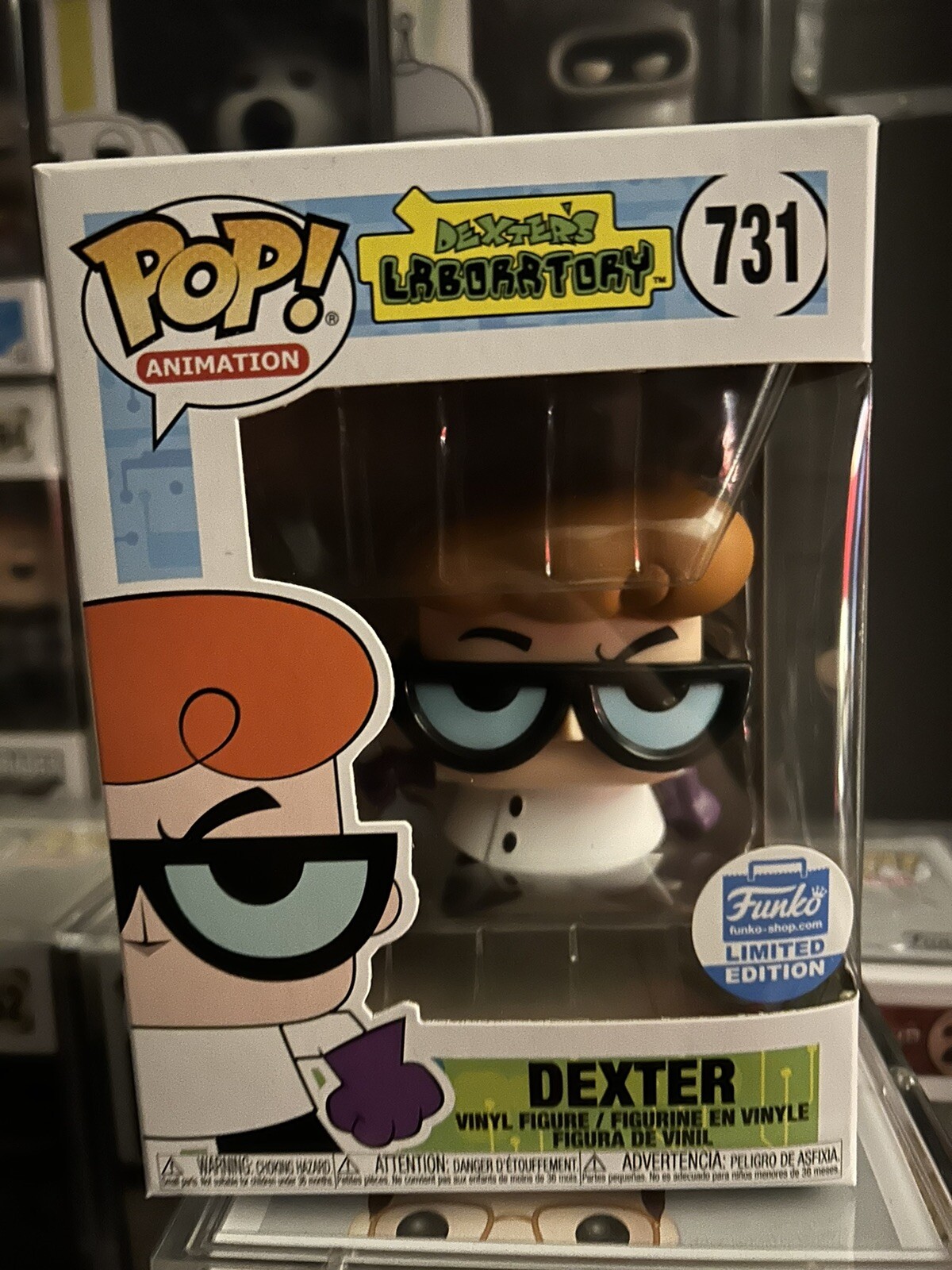 Funko Pop Dexter's Laboratory #731 Dexter, Funko Shop Exclusive NM+ | eBay