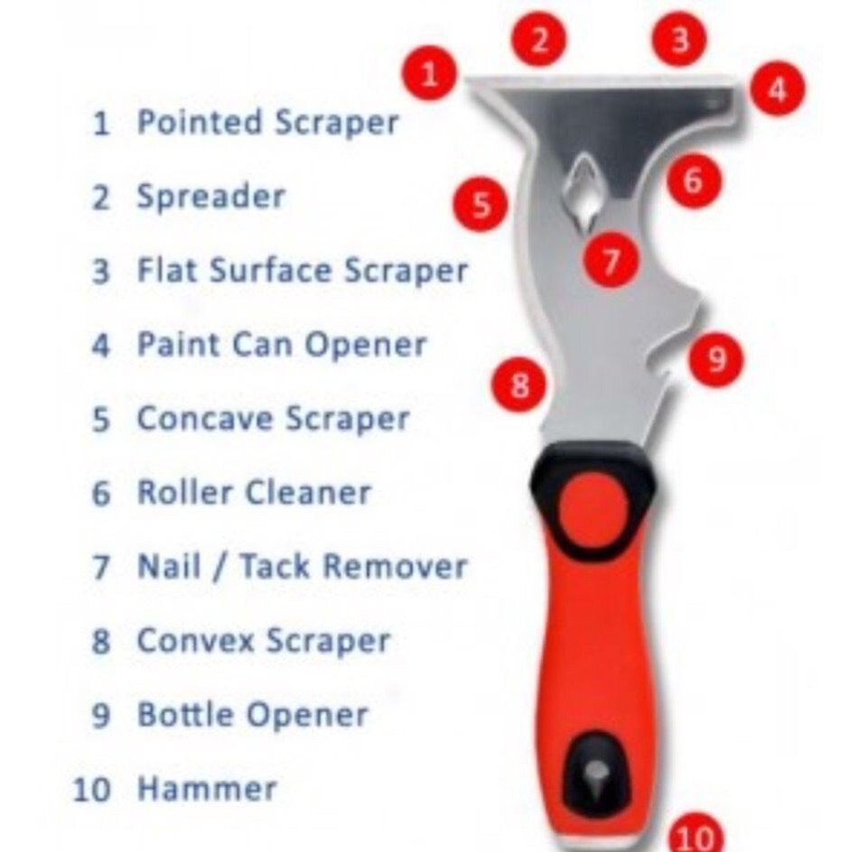 Double Glazing Tool Xpert Chisel Bead Removal Tool 10 in 0ne Multi ...