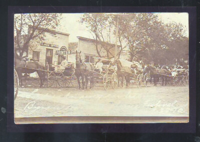 REAL PHOTO BYRON NEBRASKA DOWNTOWN STREET SCENE PARADE POSTCARD COPY | eBay
