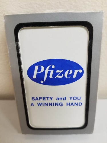 Gemaco Bridge Playing Cards Pfizer USA Pharmaceutical Corporation ...