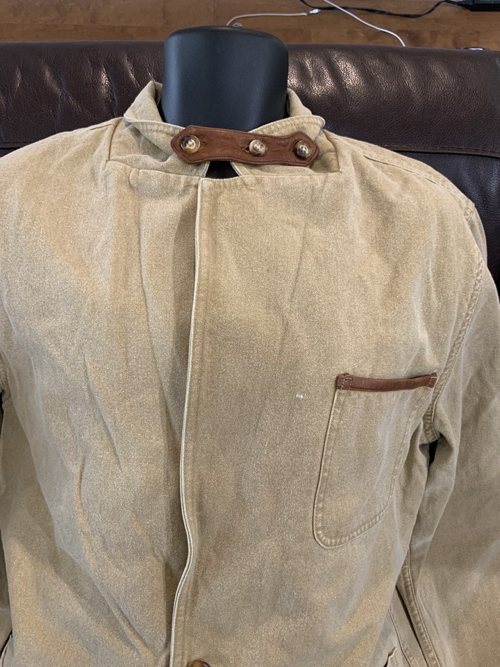 Orvis Men’s Safari Zambezi Jacket Leather Trim/Elbows Size 44 | eBay
