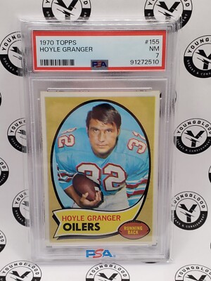 1970 TOPPS #155 HOYLE GRANGER RC OILERS PSA 7 | eBay