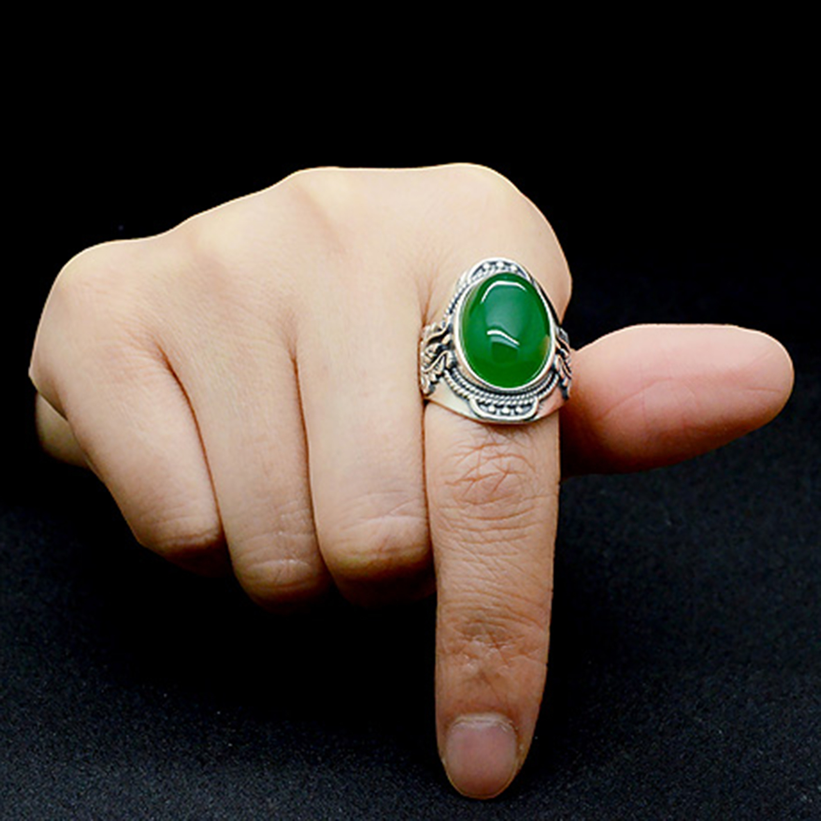 Ring Vintage Finger Decoration Men Finger Ring Band Jewelry 4 Sizes | eBay