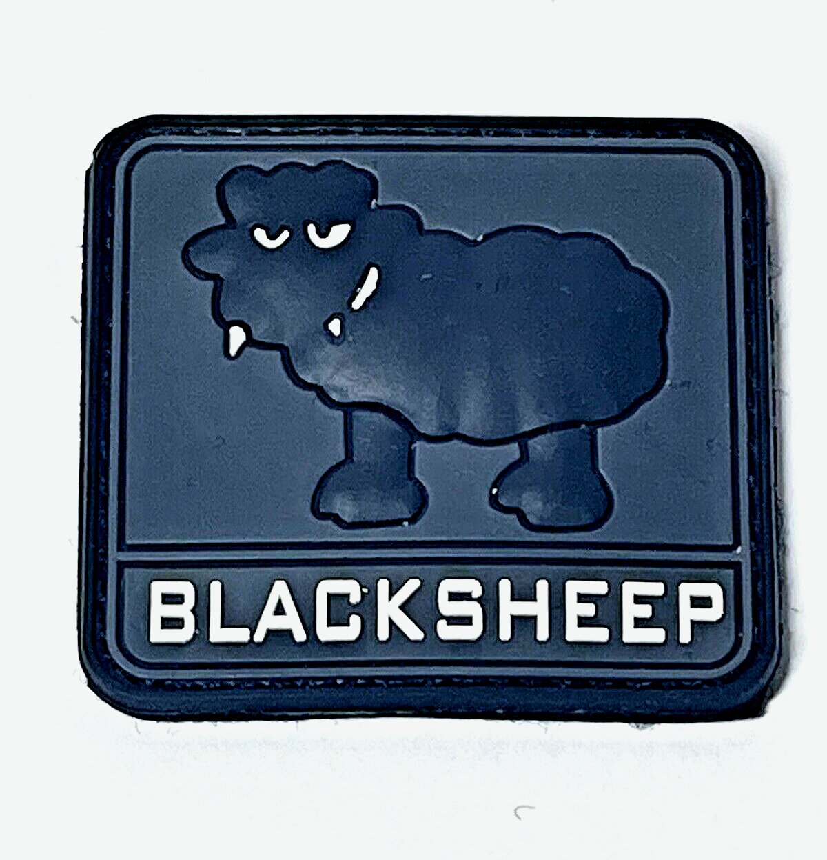 Black Sheep Tactical Morale Patch, 3D PVC Rubber Seal Recon Hook & Loop ...