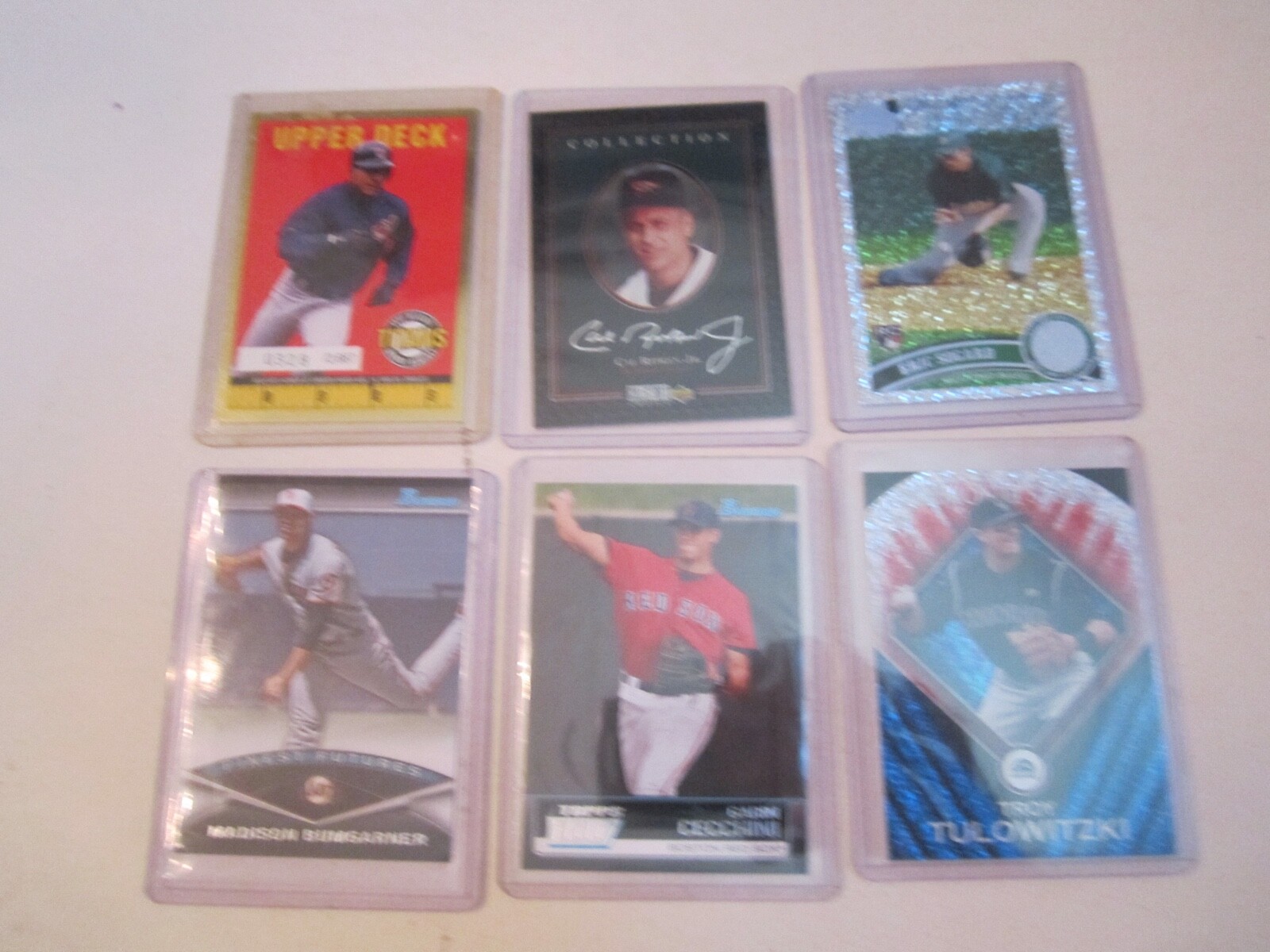 LOT OF 28 COLLECTIBLE BASEBALL CARDS ALL MINT CLOSEOUT SALE IN SLEEVES ...