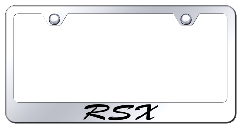 Acura RSX Laser Etched Script Logo Chrome License Plate Frame Official ...