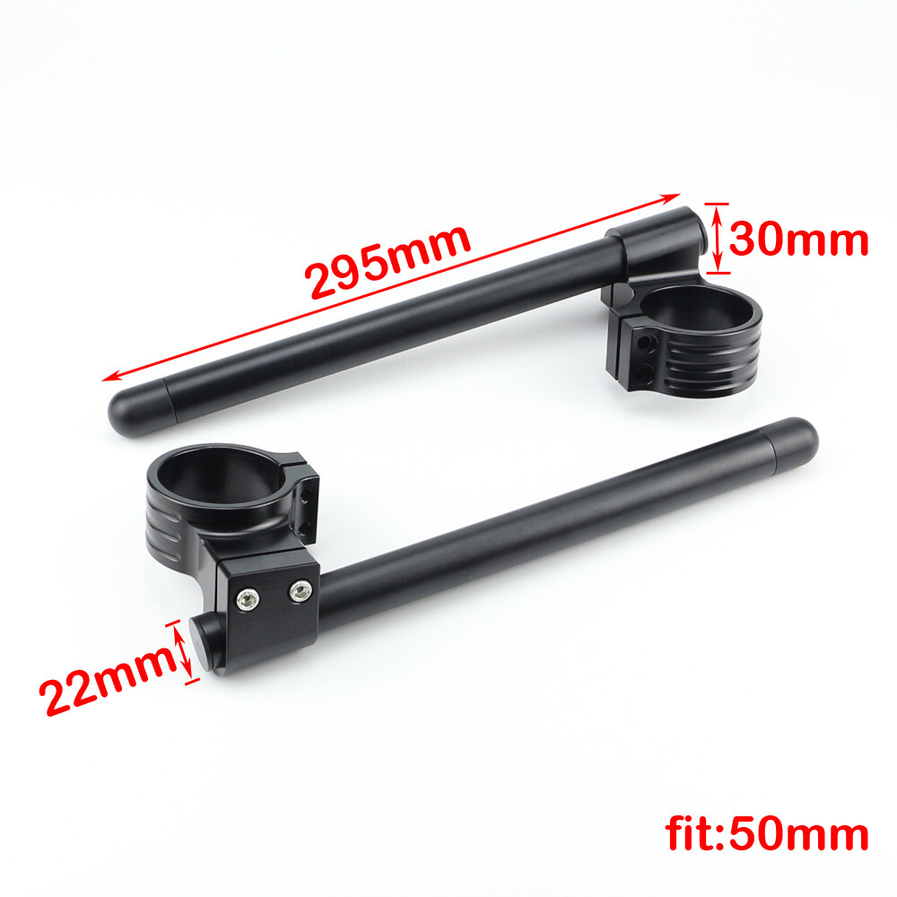 50MM High Lift Clip Ons Handlebar For Kawasaki Ninja ZX6R/RR ZX636 2003 ...