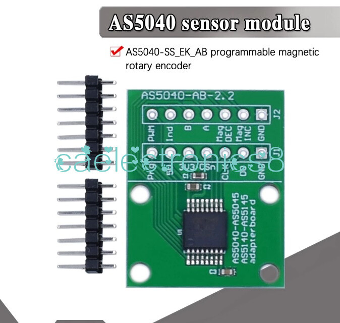 NEW AS5040 Programmable contactless magnetic rotary encoder sensor | eBay