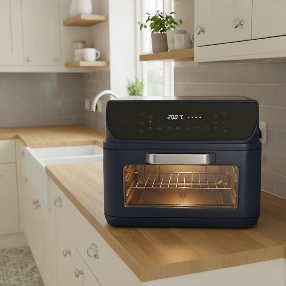 Cook's Essentials Multi Function Air Fryer Dual Basket And Oven In Cool ...
